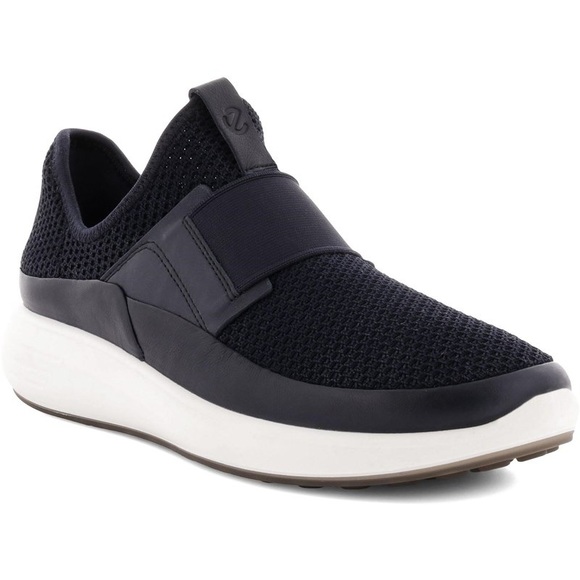 Ecco | Shoes | Ecco Soft 7 Runner Night Sky Wide Shoes Size 885 Black ...